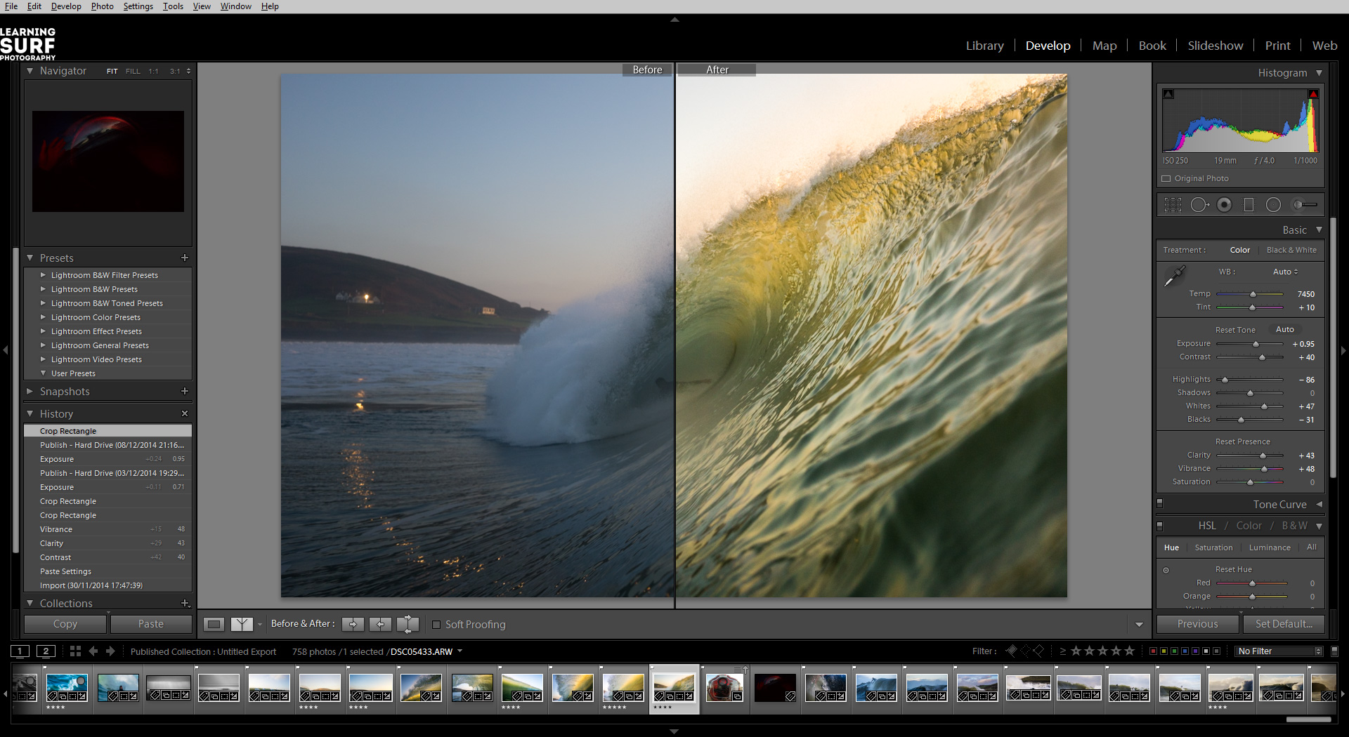 Published in Wavelength - Part 2 - Composing a water shot