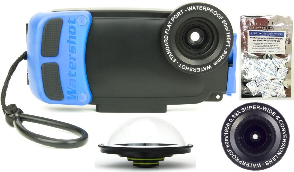 Watershot Over Under Dome Port for iPhone and Samsung Smart Phones